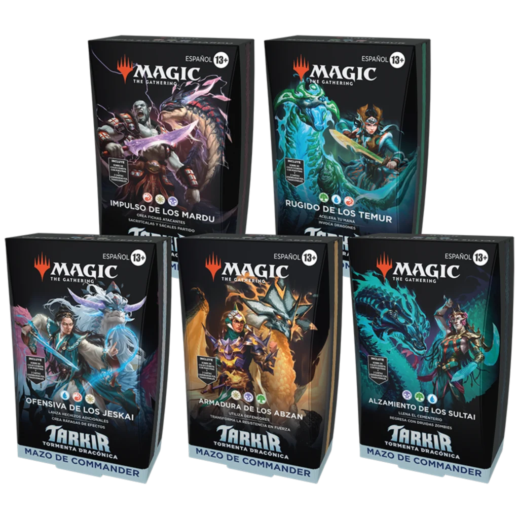 Set de 5 Mazos de Commander de Tarkir: tormenta dracónica | MTG Canarias